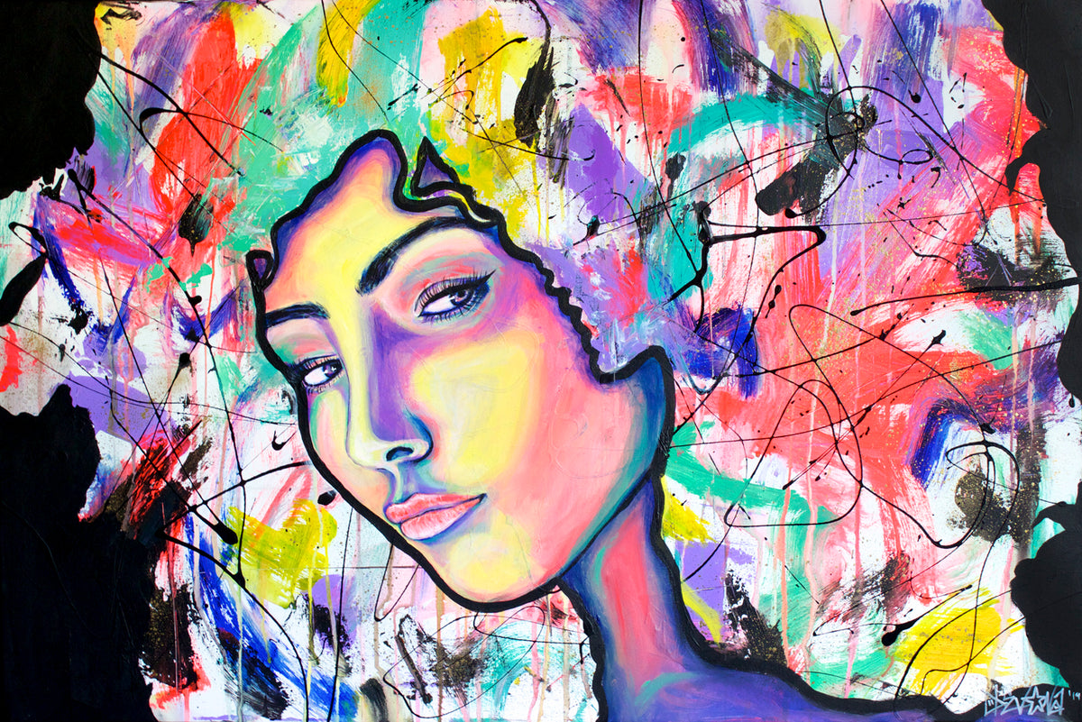 ORIGINAL PAINTING | CRAZY THOUGHTS – Art By Devona